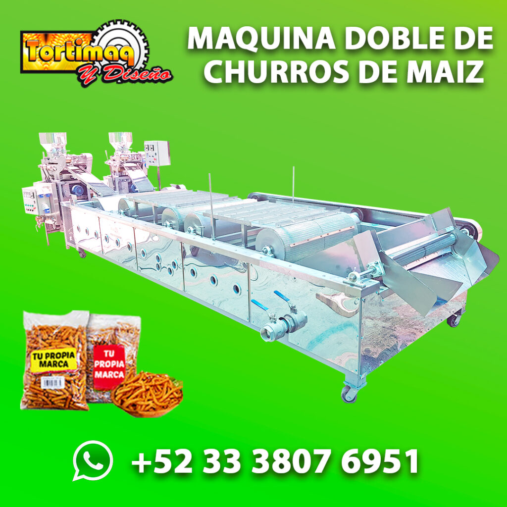 Máquina Doble para churritos de maíz – Tortimaq, Maquinas para hacer ...